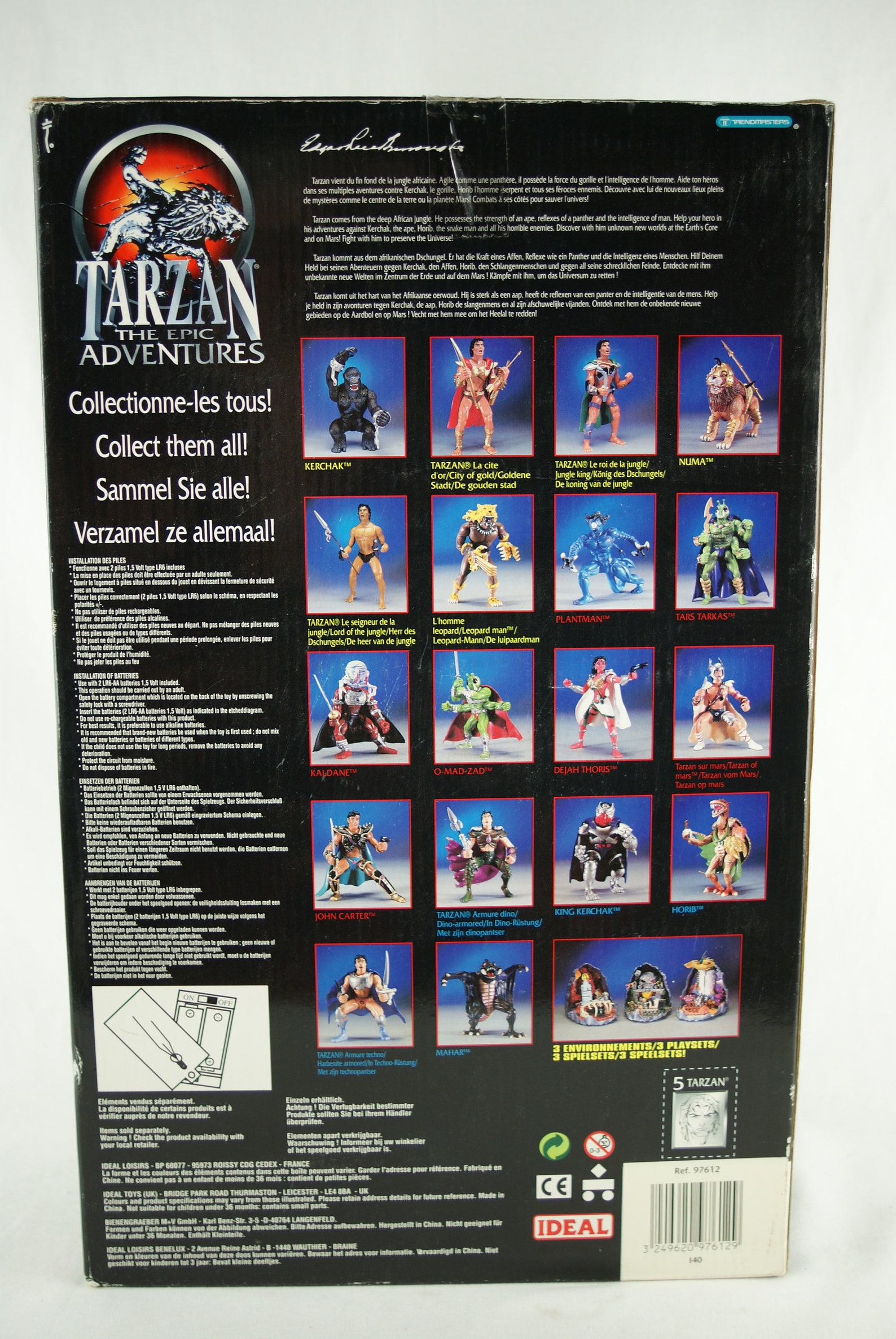 Tarzan the Epic Adventures Huge Action Figure Ideal Boxed - Etsy