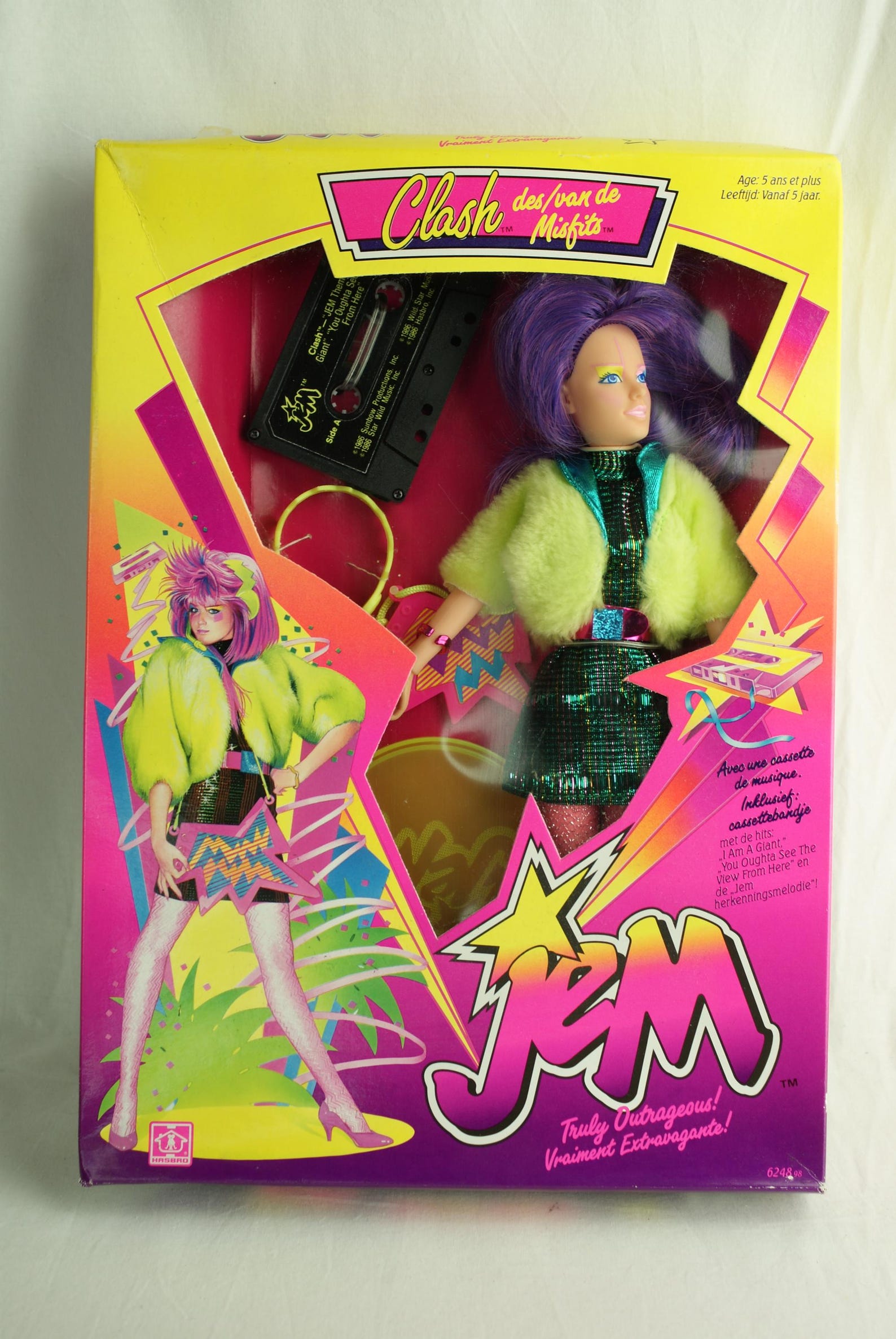 Jem and the Holograms Clash of the Misfits Doll Hasbro Boxed MIB 1986 ...