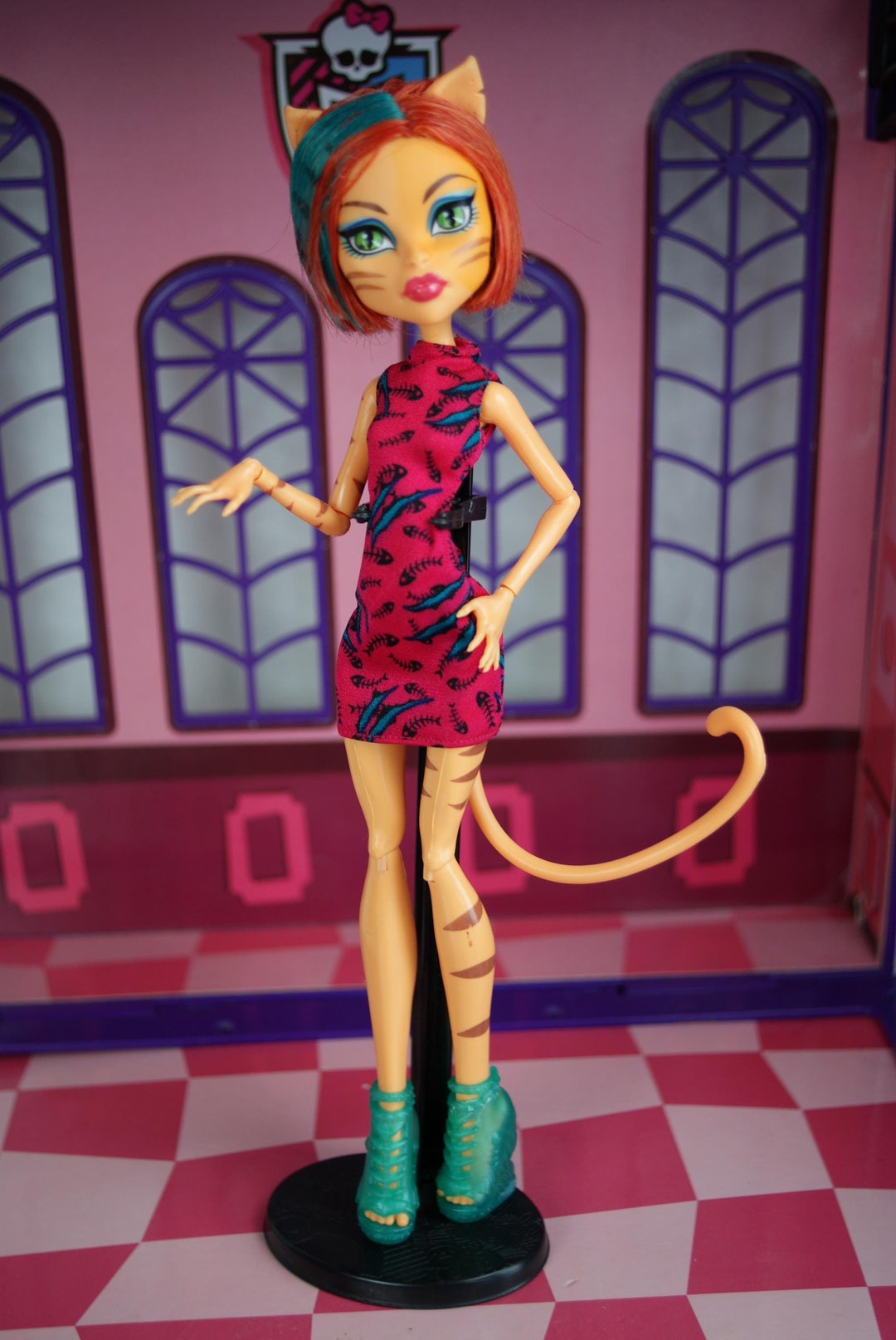 Monster High Freaky Field Trip Toralei Stripe Doll Mattel 2014 #1 - Etsy