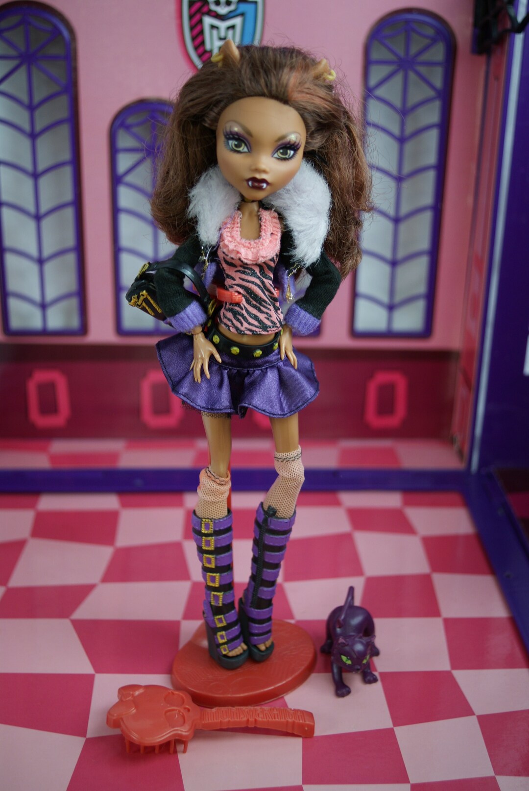 Monster High Clawdeen First Wave Signature Series Original Doll and Cat ...