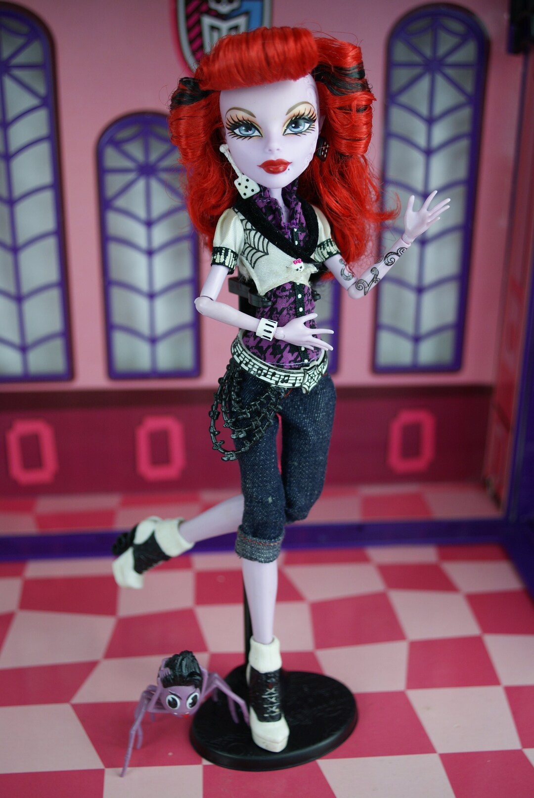 Monster High Basic Signature Wave 3 Operetta Phantom Doll and Pet ...