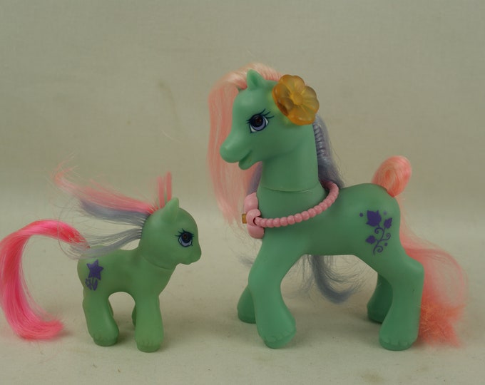 My Little Pony Ivy Tender & Baby Fern Light up Families G2 Hasbro 90s ...