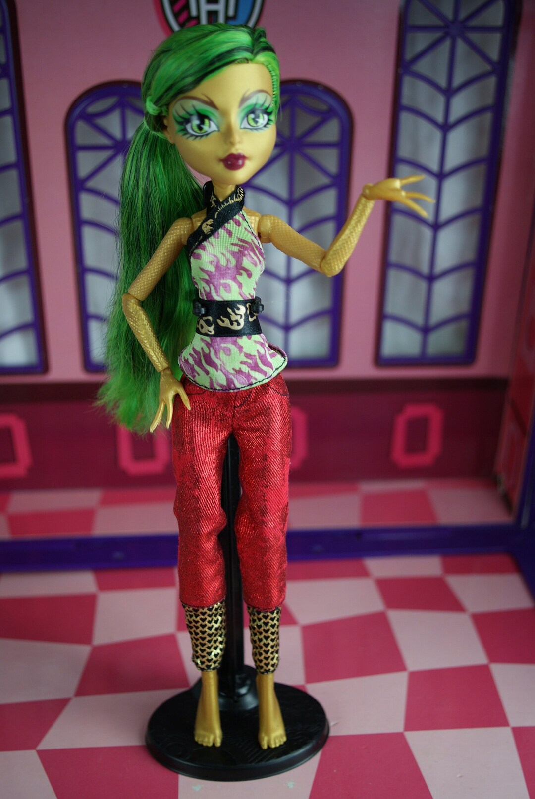 Monster High Jinafire Long New Scaremester Doll Mattel 2013 #23 - Etsy