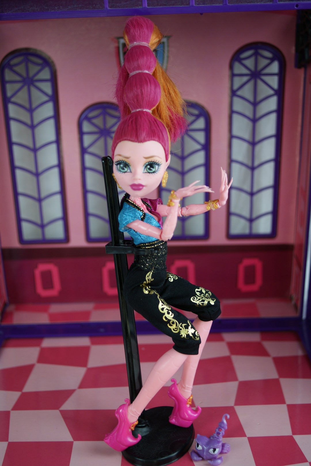 Monster High Gigi Grant Doll and Pet Sultan 13 Wishes Mattel 2013 #20 ...