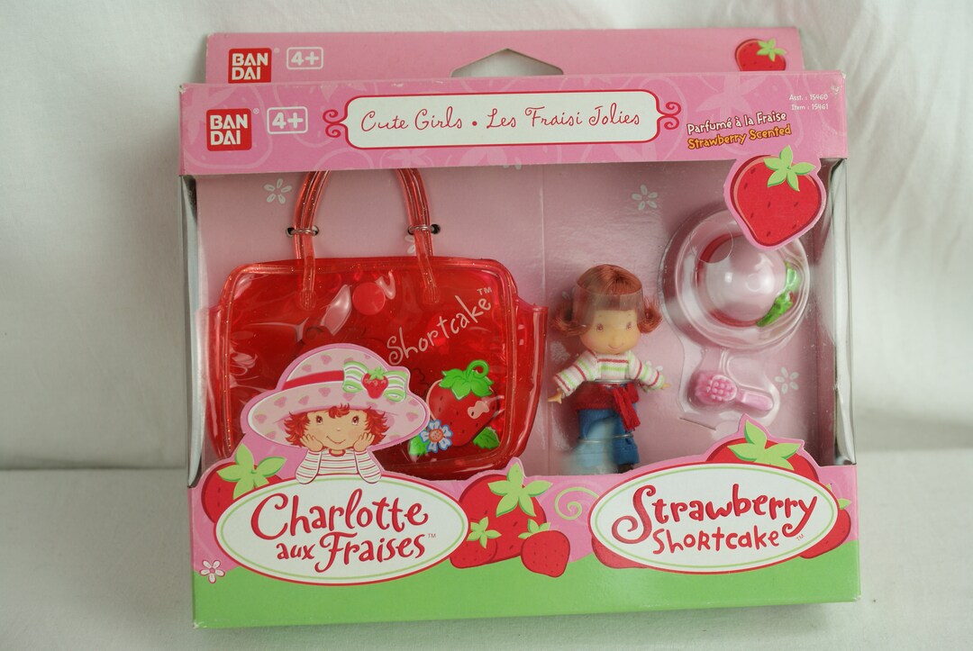 Strawberry Shortcake Charlotte Aux Fraises Berry Cute Girls Mini Doll ...