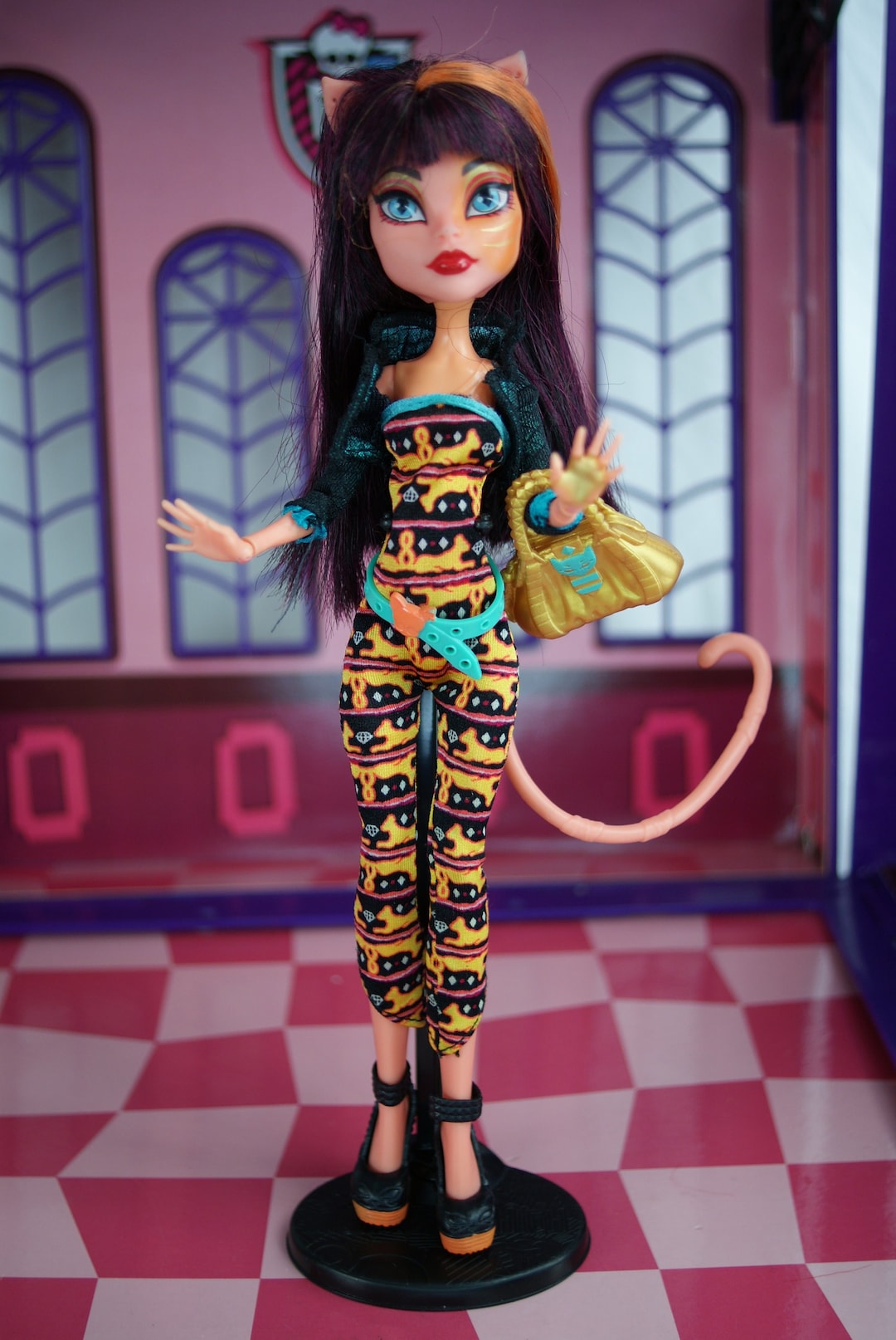 Monster High Toralei Stripe Freaky Fusions Cleolei Cleo De Nile Mattel ...