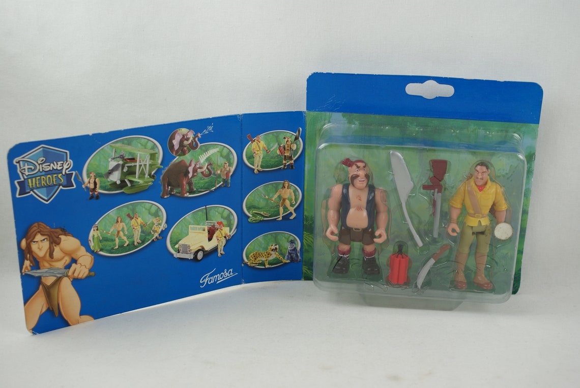 Tarzan Disney Heroes action figures bad guys Clayton crook | Etsy