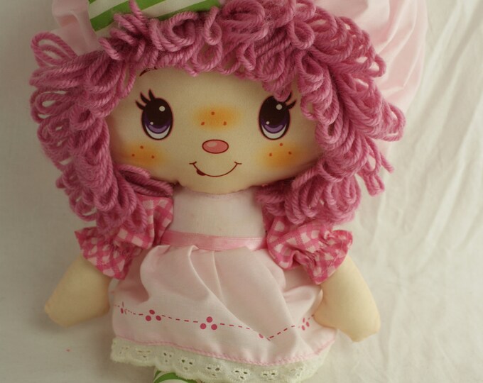 Strawberry Shortcake Raspberry Tart Plush Rag Doll Re-edition Charlotte ...