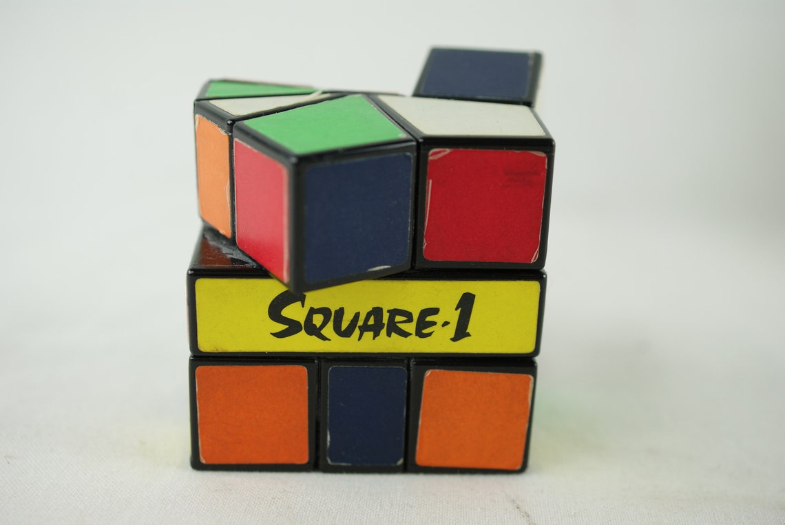 Square-1 Rubik's Cube Puzzle Game Brain Teaser 80's | Etsy