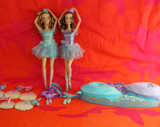 Barbie 12 Dancing Princesses Twin Sister Dolls Hadley and Isla 00s - Etsy