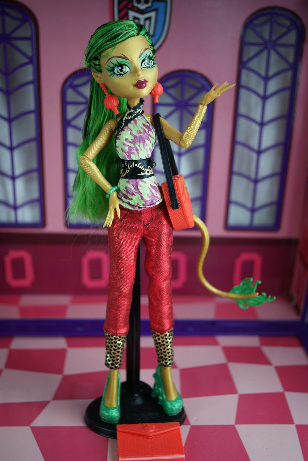 Monster High Jinafire Long New Scaremester Doll Mattel 2013 #7 - Etsy