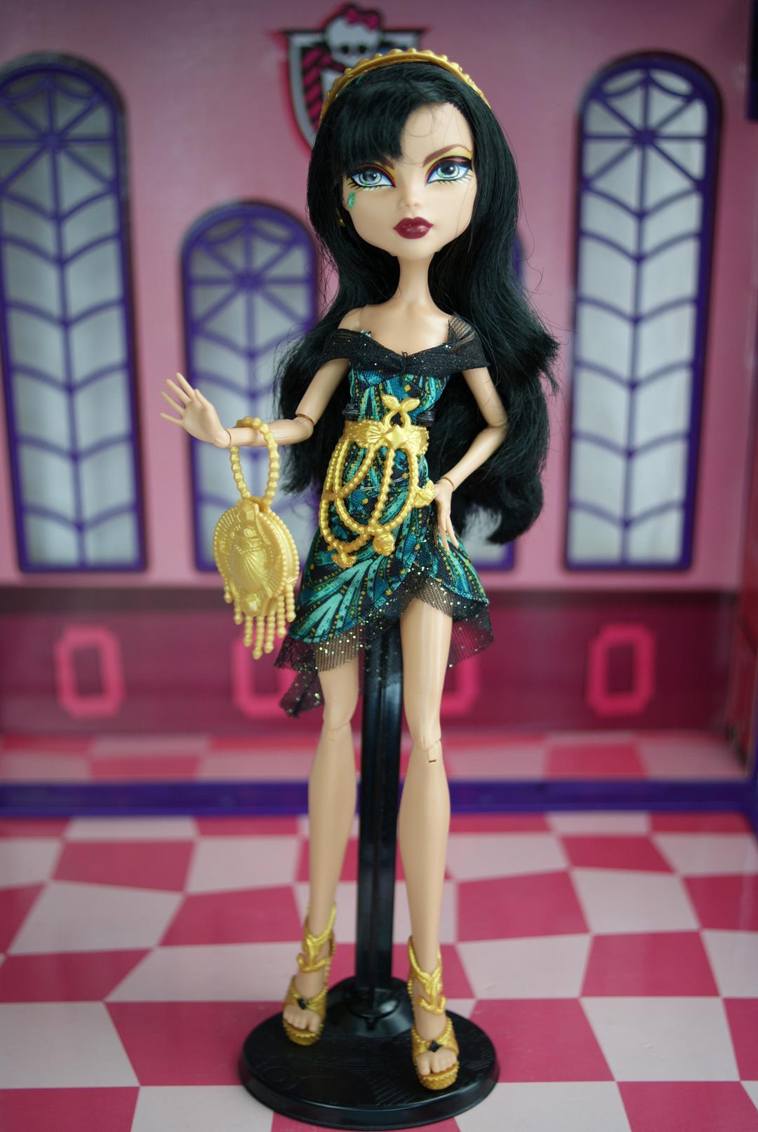 Monster High Frights, Camera, Action! Black Carpet Cleo De Nile Doll ...