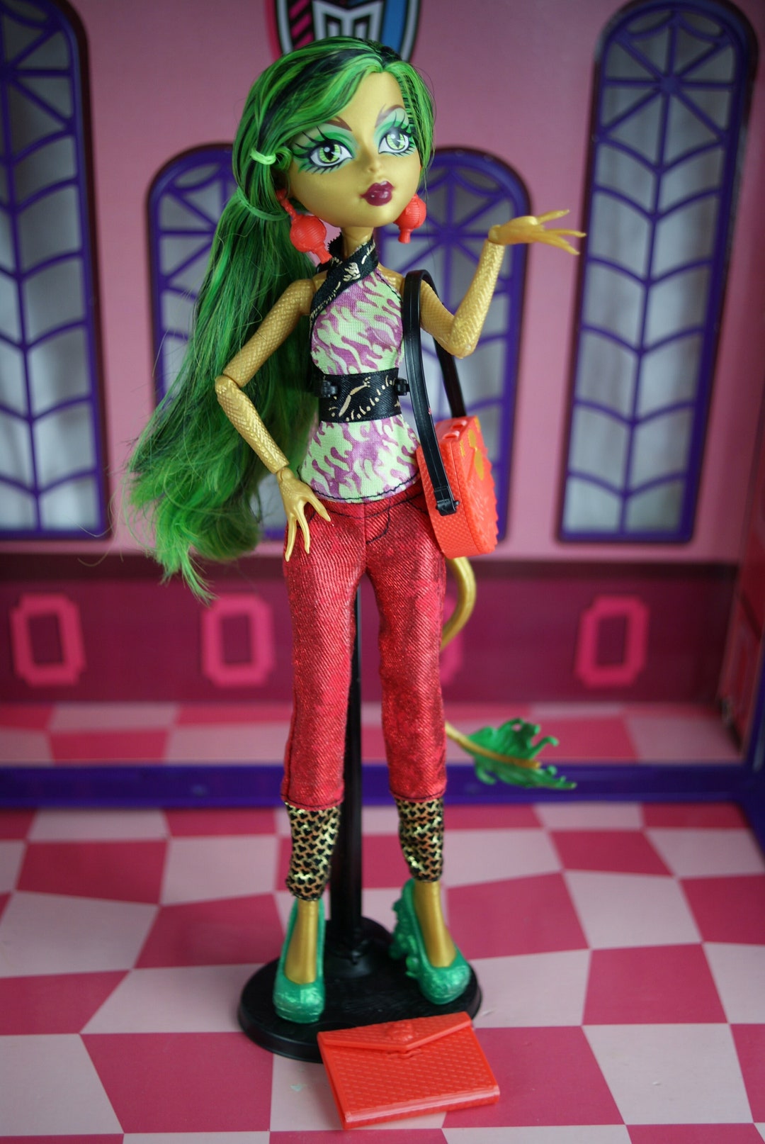 Monster High Jinafire Long New Scaremester Doll Mattel 2013 #9 - Etsy