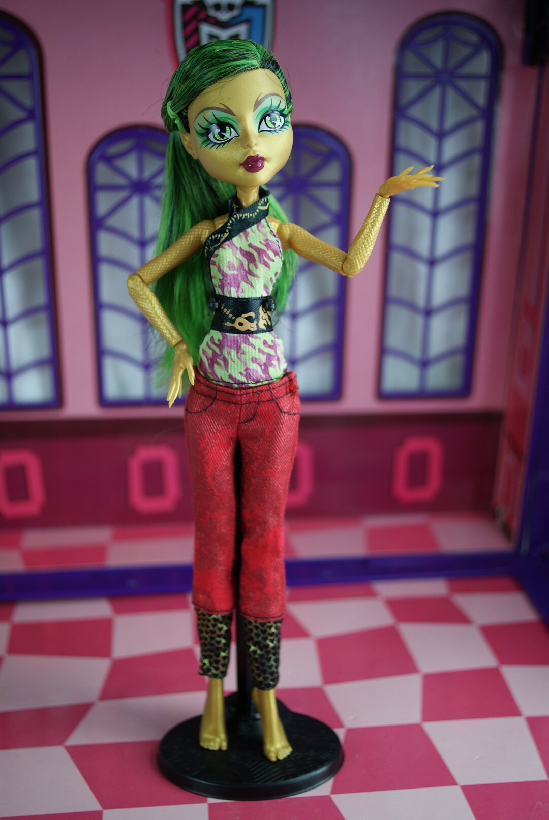 Monster High Jinafire Long New Scaremester Doll Mattel 2013 #17 - Etsy