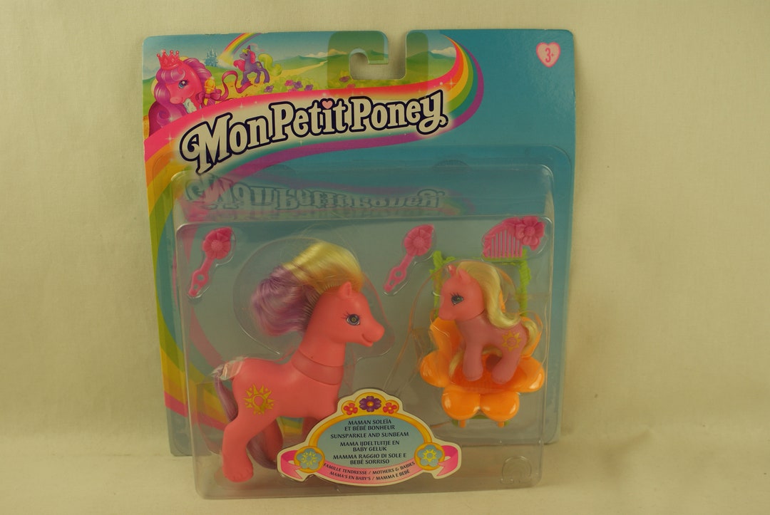 My Little Pony G2 Magic Motion Family Sunsparkle and Baby Sunbeam Maman ...