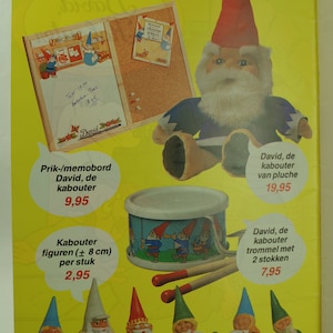 David the Gnome Rien Poortvliet David De Kabouter Pvc Figure Troll Pat ...