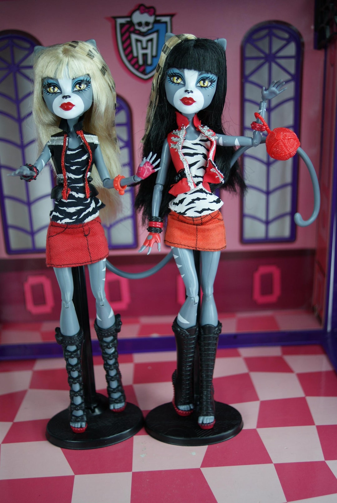 Monster High Basic Meowlody and Purrsephony Dolls Wave 3 2-pack Mattel ...