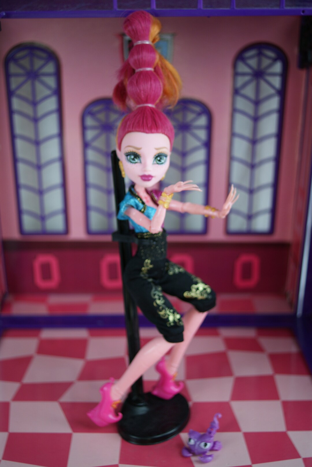 Monster High Gigi Grant Doll and Pet Sultan 13 Wishes Mattel 2013 #22 ...