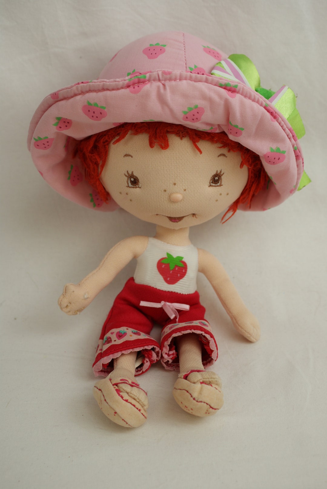 Strawberry Shortcake Plush Rag Doll Bandai 00s - Etsy