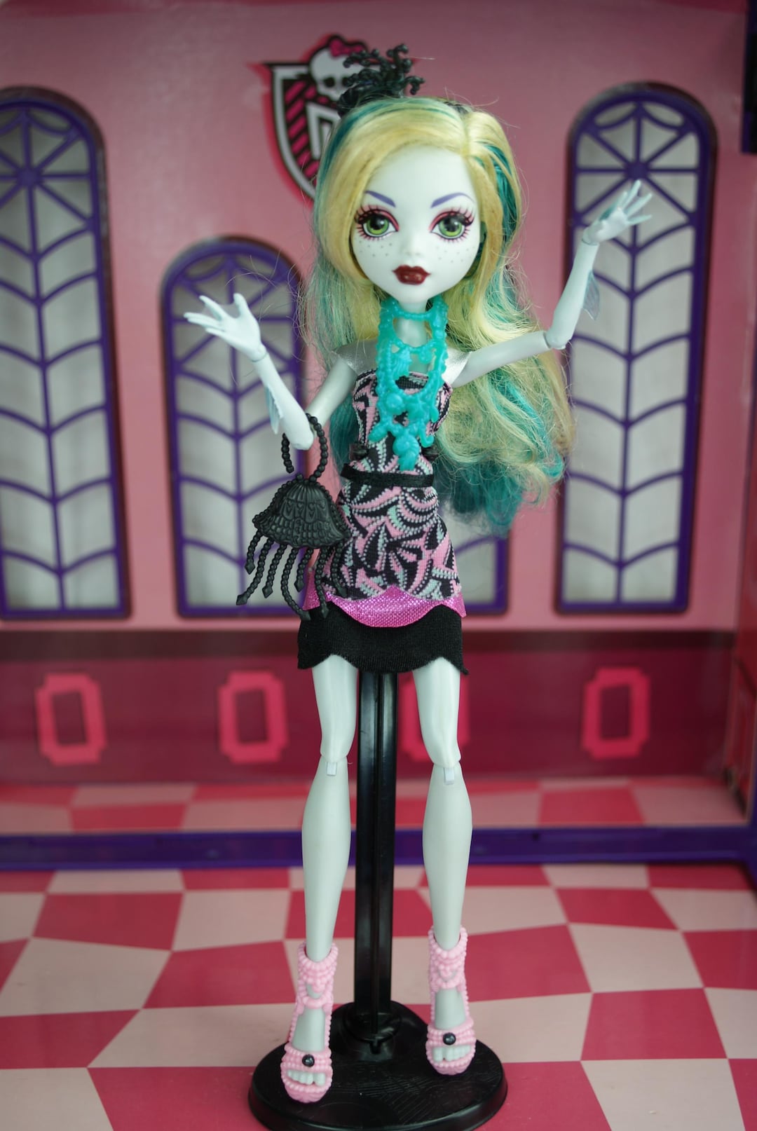 Monster High Frights Camera Action Black Carpet Lagoona Blue Doll ...