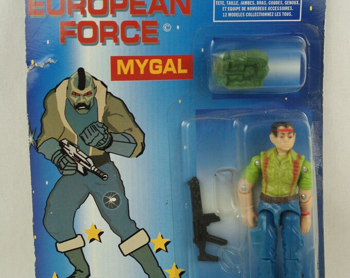 European Force Mygal Scorpion GI Joe Europe K.O Action Figure MOC 90s ...