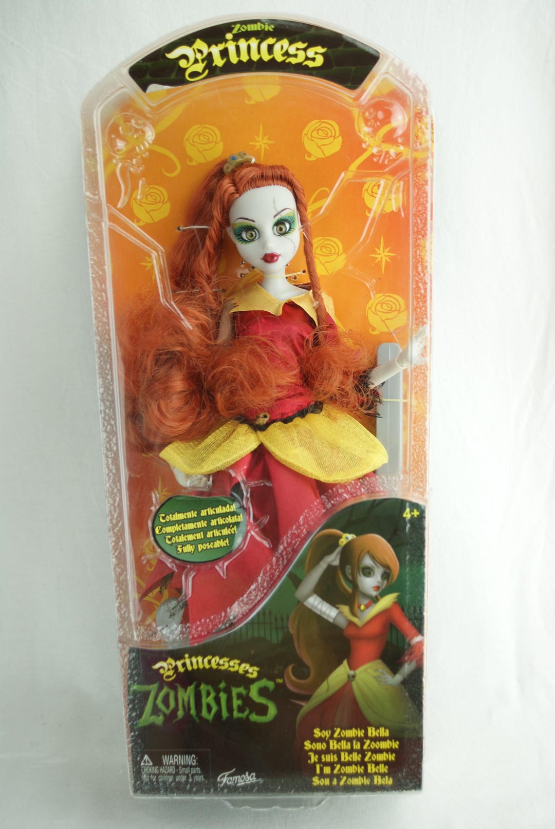 Zombie Princess Belle Beauty and the Beast Doll Famosa Once Upon a ...