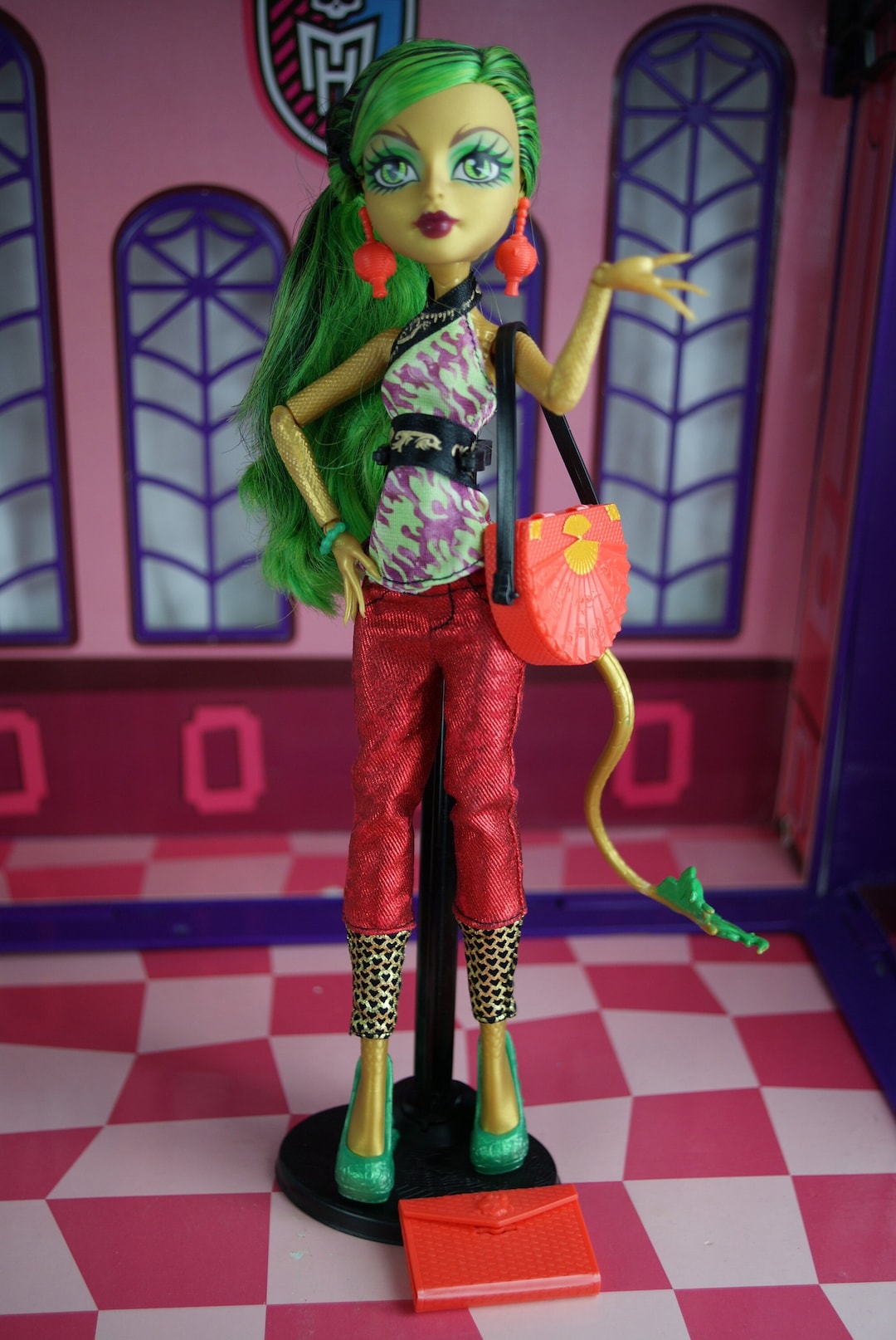 Monster High Jinafire Long New Scaremester Doll Mattel 2013 1 - Etsy