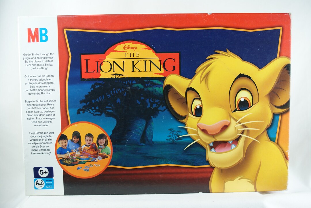 The Lion King Board Game Disney MB 90's - Etsy
