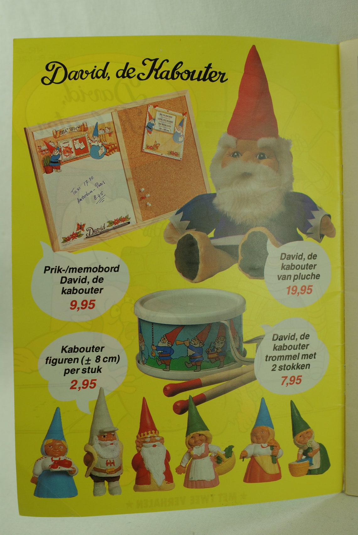 David the Gnome Rien Poortvliet David De Kabouter Pvc Figure - Etsy