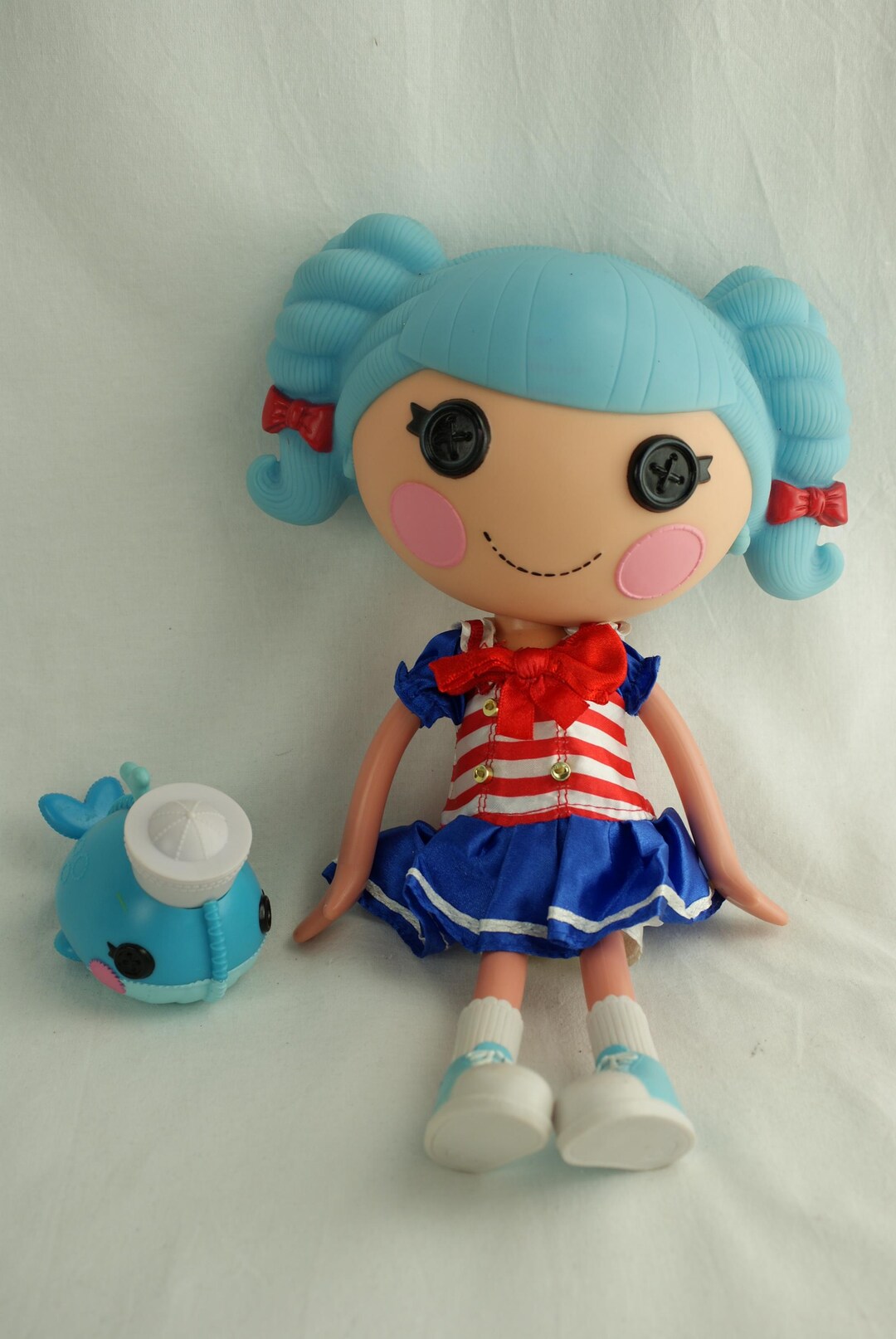 Lalaloopsy Marina Anchors 13" Doll With Pet Whale Large Full Size 2011 ...