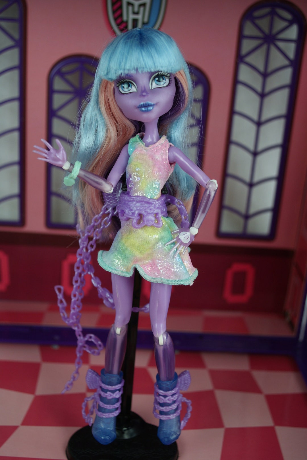 Monster High Haunted Student Spirits River Styxx Doll 2014 7 - Etsy