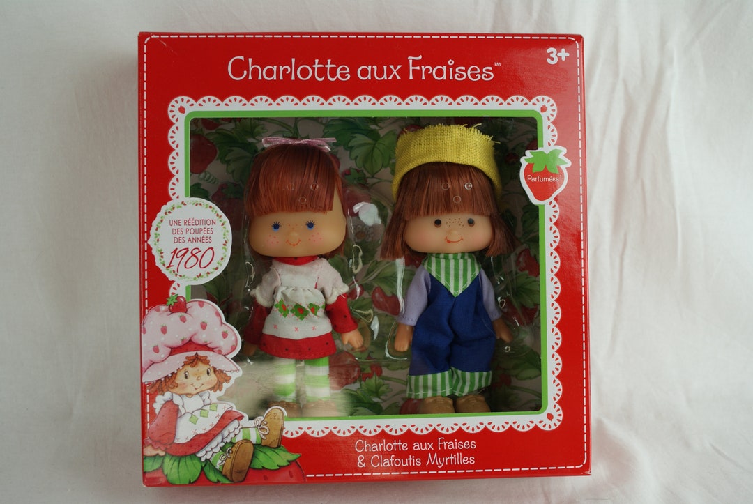 Strawberry Shortcake and Huckleberry Pie Dolls Re-edition Charlotte Aux ...