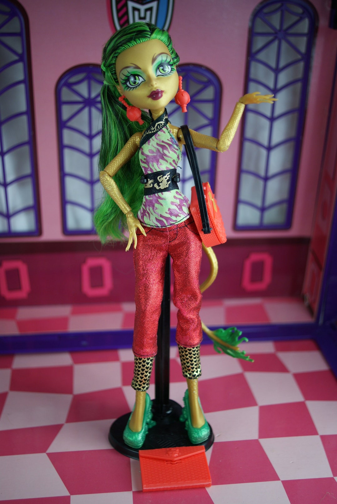 Monster High Jinafire Long New Scaremester Doll Mattel 2013 #11 - Etsy