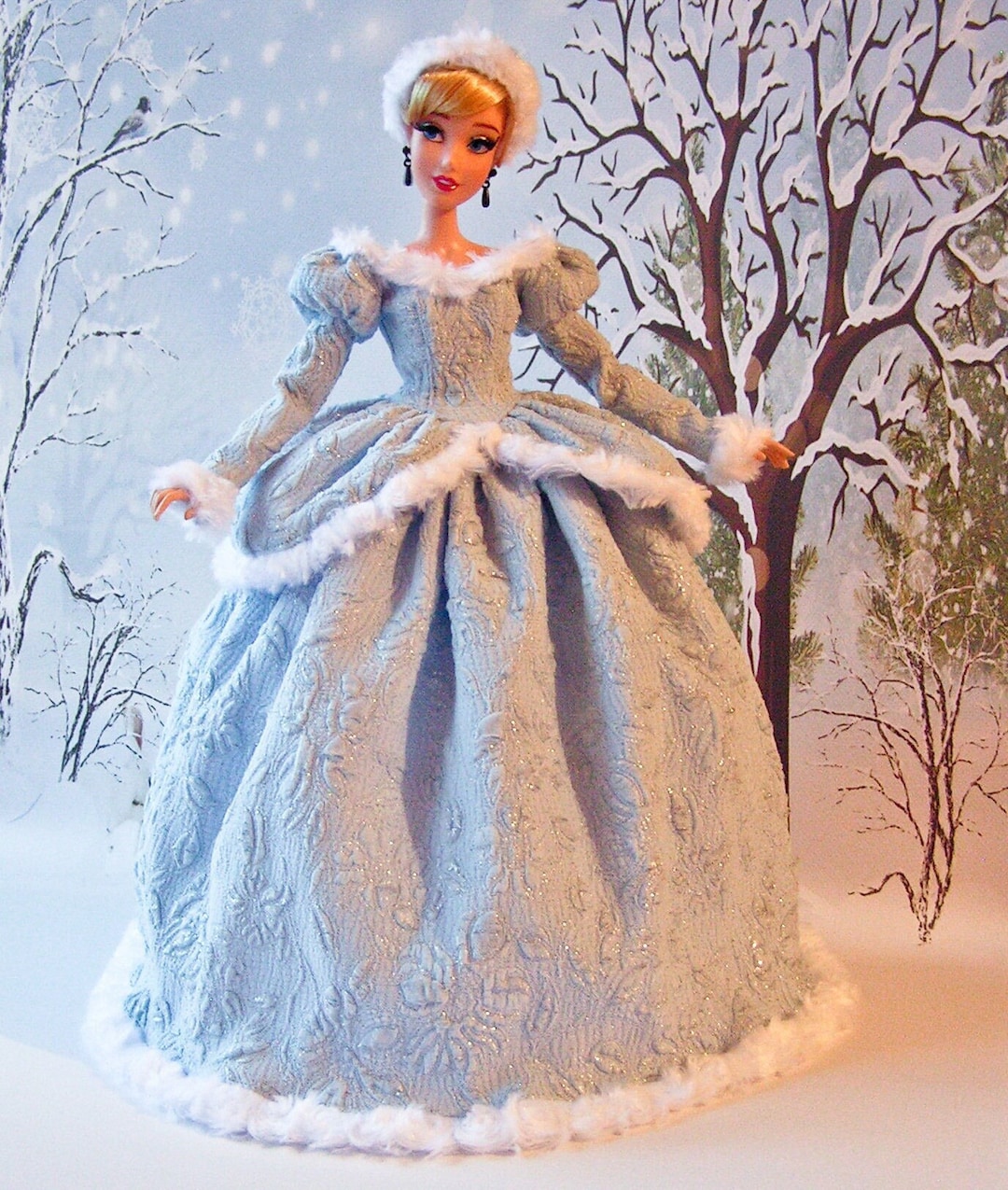 Replica of Cinderella Dress for Doll Disney Movie 1950, Dress for ...
