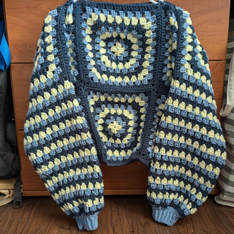 Granny Square Sweater - Etsy
