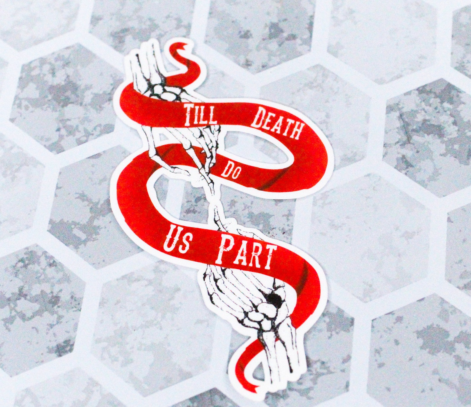 Till Death Do Us Part Love Death Valentines Day Sticker - Etsy