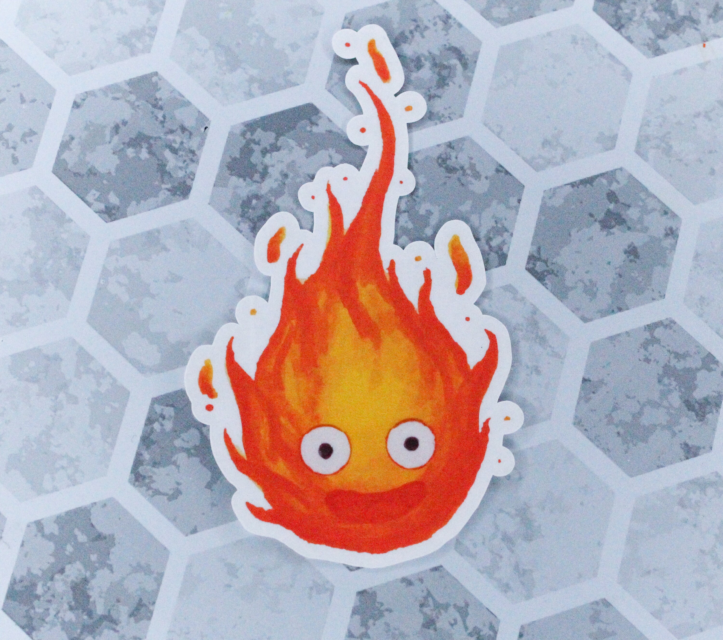 Calcifer Pegatina, Howl's Moving Castle Pegatina, Pegatina anime ...