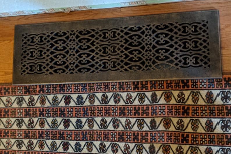 Custom Solid Cast Bronze Air Return Grate Cover - Etsy