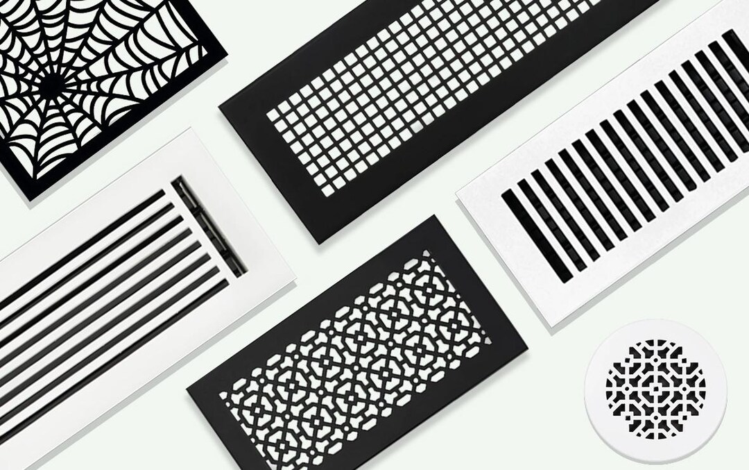 Custom Large Size Handmade Heavy Cast Aluminum Air Return Grate Cover ...