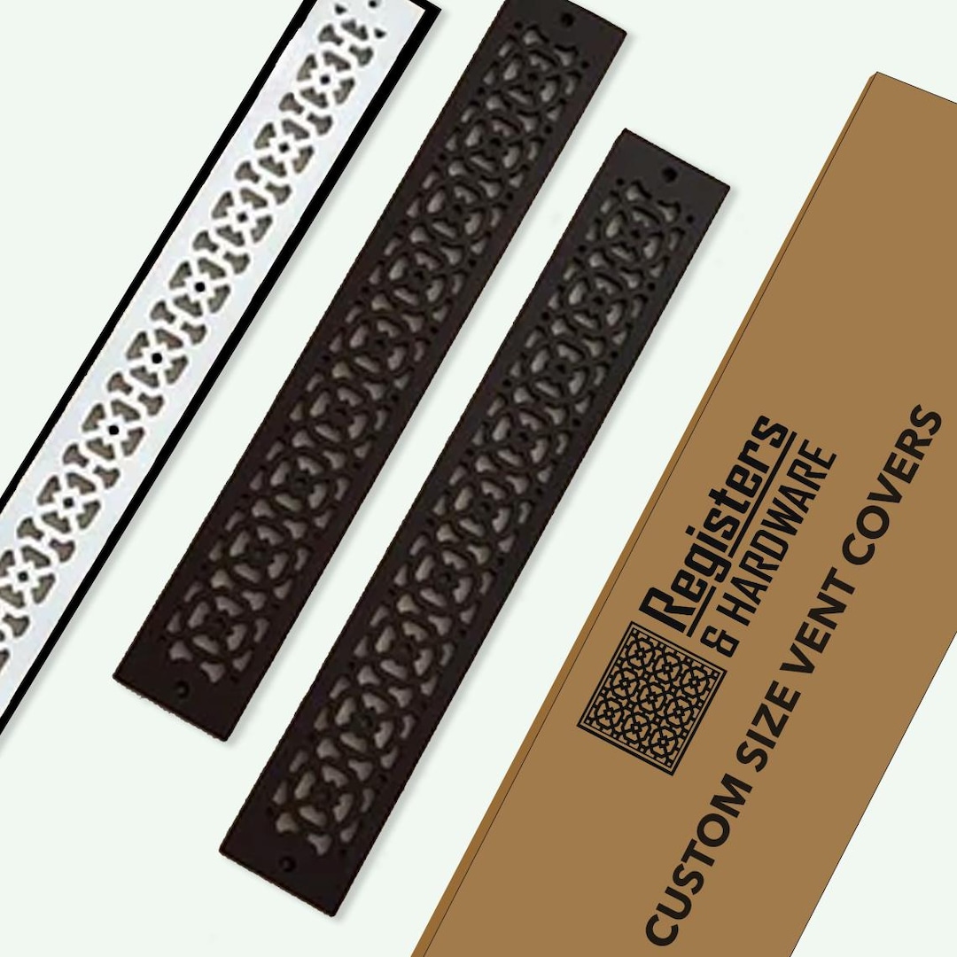 Custom Small Size Handmade Heavy Cast Aluminum Air Return Grate Cover ...