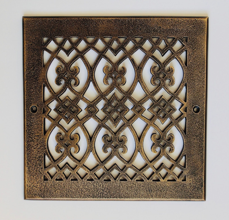 Custom Solid Cast Bronze Air Return Grate Cover - Etsy