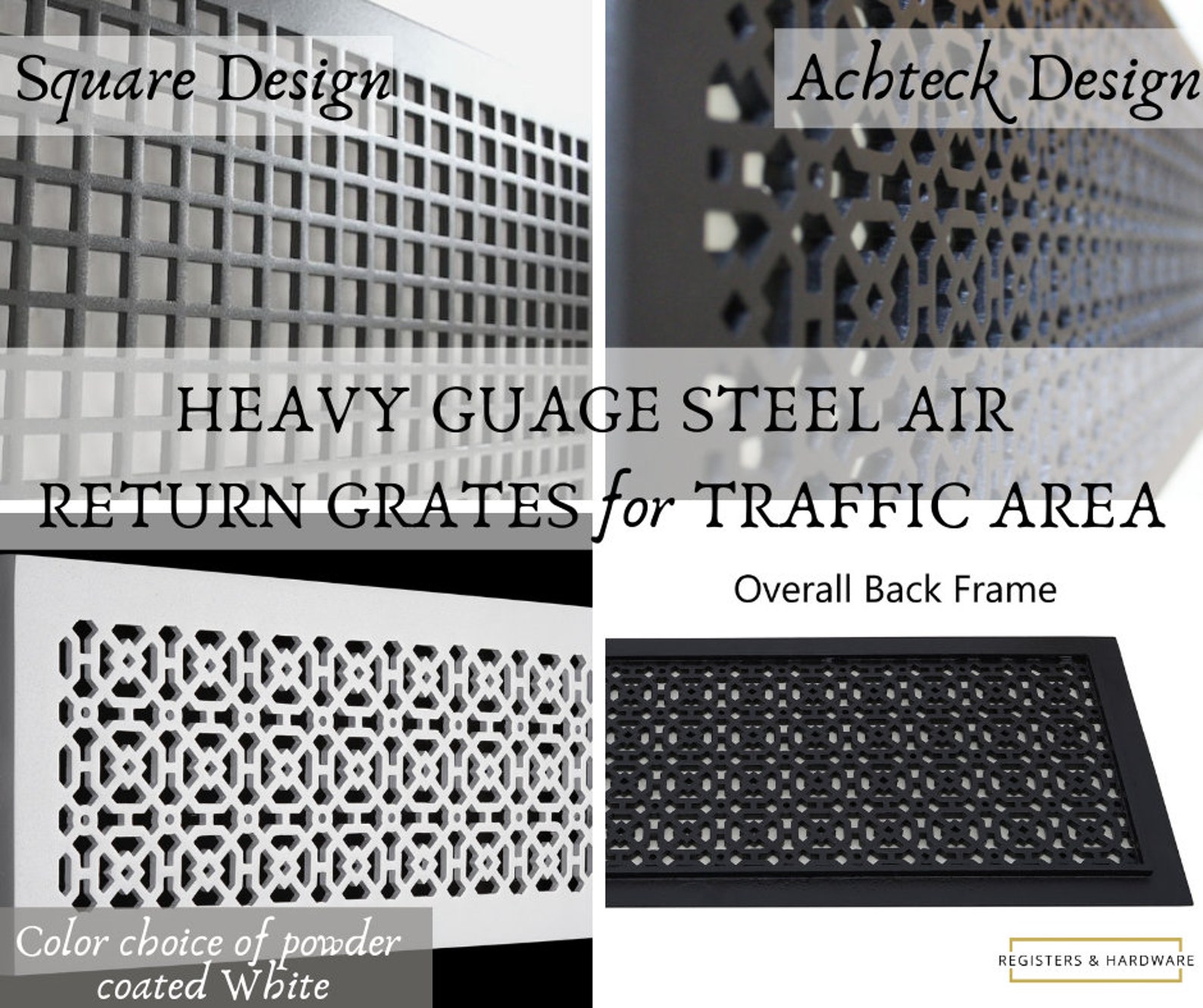 Custom Heavy Gauge Steel Air Return Grate Cover - Etsy