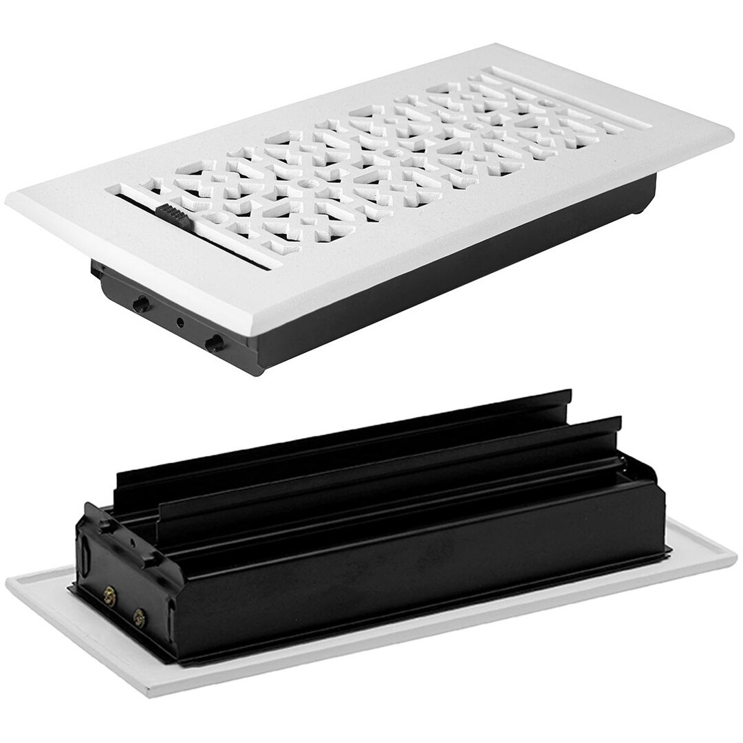 4x14"duct Size (overall 5-1/2" X 15-3/4")air Supply(detachable Steel ...