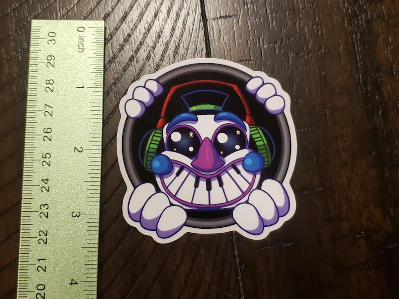 Five Nights at Freddy's FNAF Security Breach DJ Music Man Sticker - Etsy