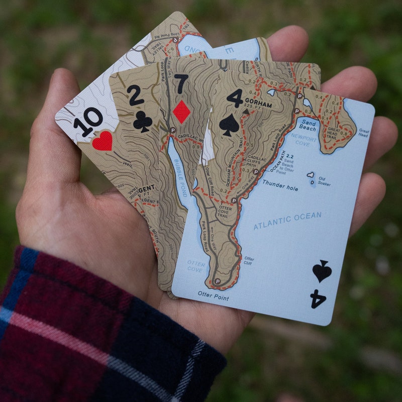 Playing Cards for Hikers - Etsy