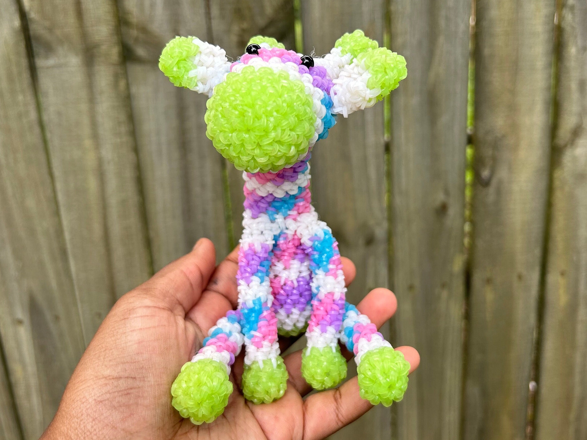 Loomigurumi Mini Glow in the Dark Giraffe - Etsy