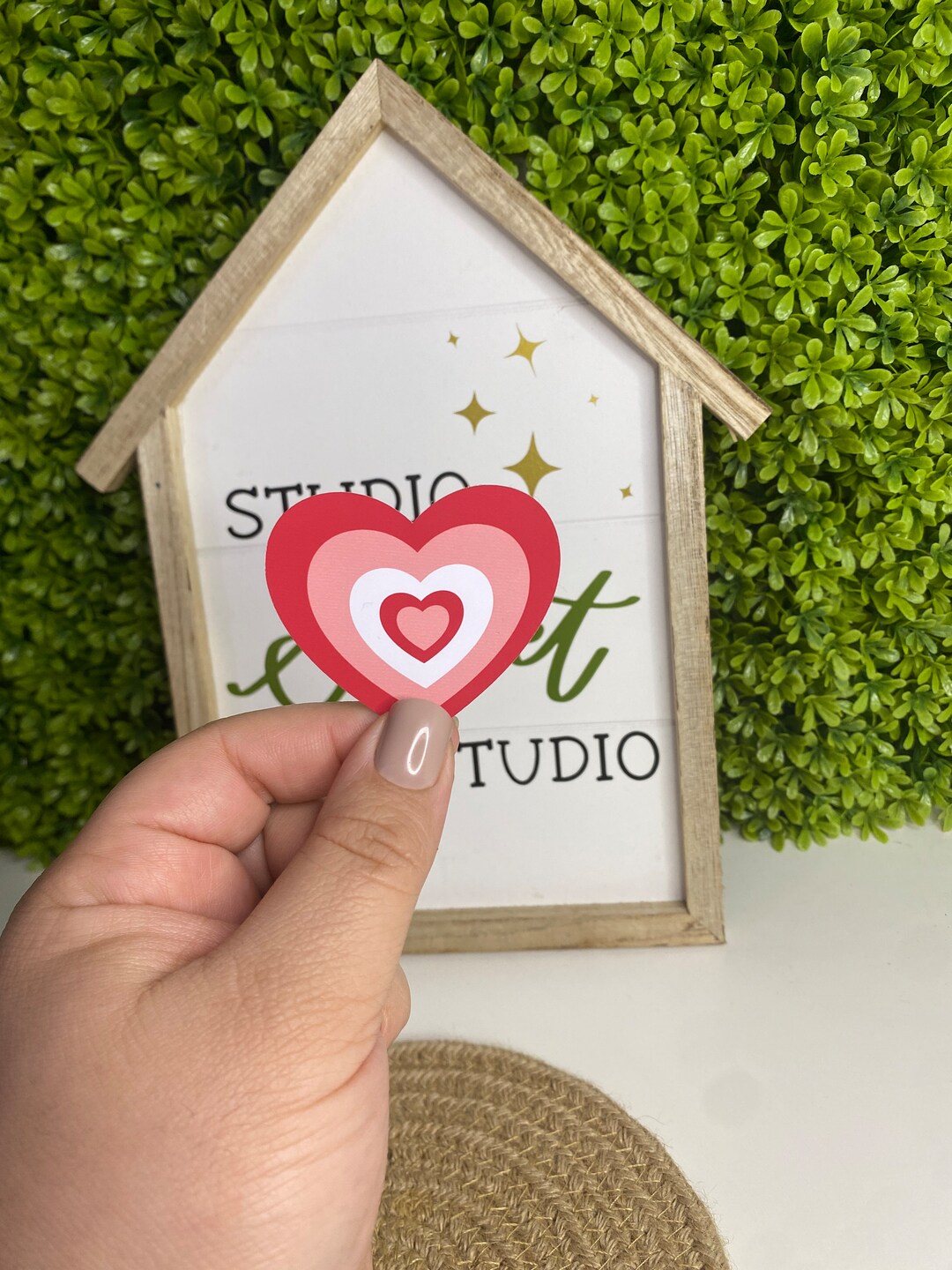 Corazon Sticker | Heart Sticker | Calcomania De Corazon - Etsy