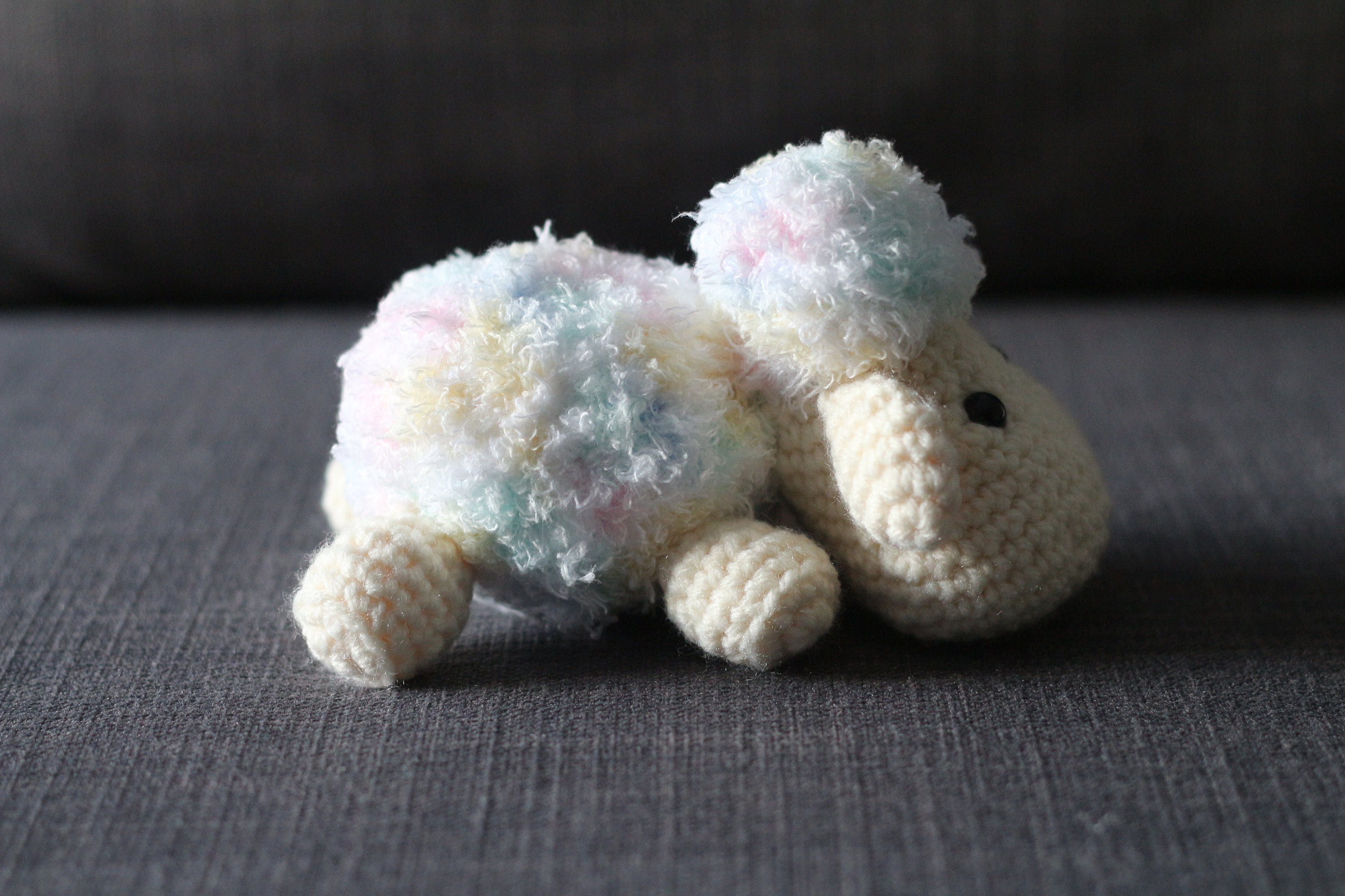 PATTERN FLUFFY SHEEPO Easter Egg Sheep Amigurumi Crochet Fluffy Yarn ...