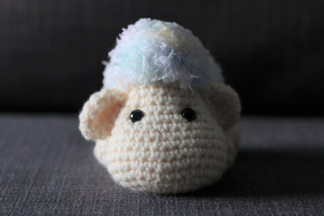 PATTERN FLUFFY SHEEPO Easter Egg Sheep Amigurumi Crochet Fluffy Yarn ...