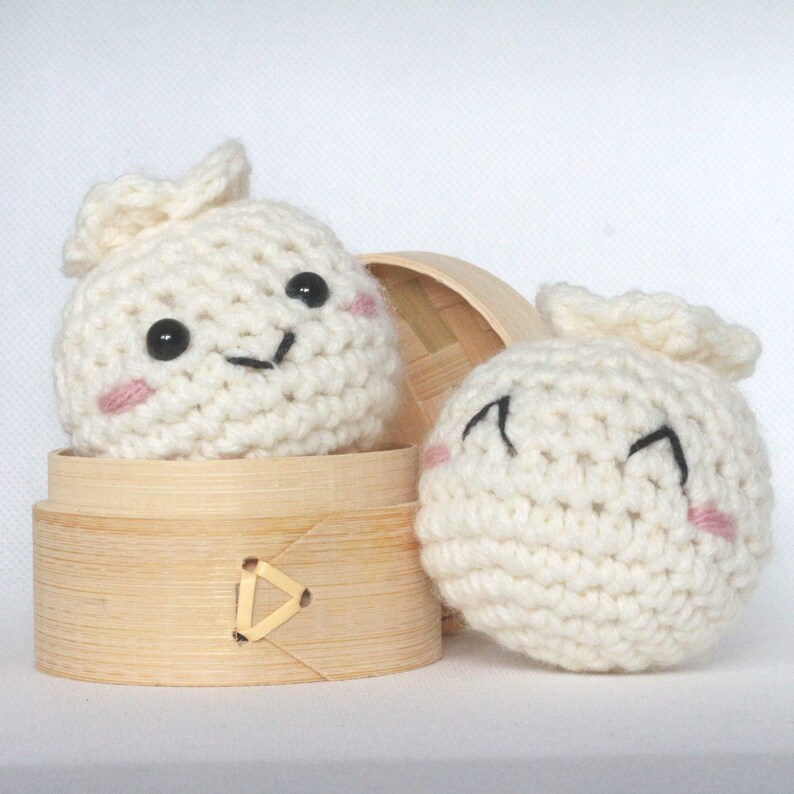 DIM SUM Crochet PATTERN Chinese New Year Steamed Bao Cha - Etsy